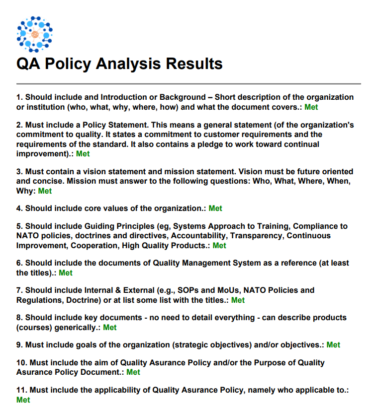 New Feature Alert: PDF Download and Document Storage for AI-Powered QA Policy Benchmark | QA Hub ...